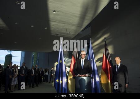 Olaf Scholz (SPD), former Federal Chancellor, recorded during the ...