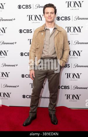 Jonathan Groff attends the 78th Annual Tony Awards Meet the Nominees ...
