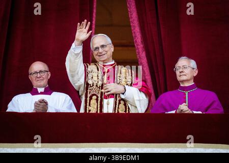 Inauguration of Pope Leo XIV in St. Peter's Square on May 18, 2025, in ...