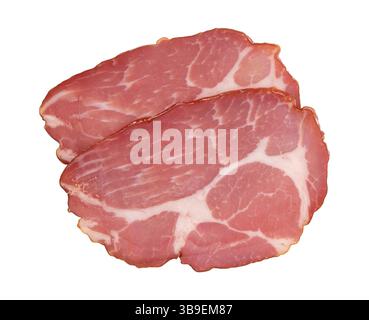 Italian Cured pork neck slices Coppa Stock Photo - Alamy