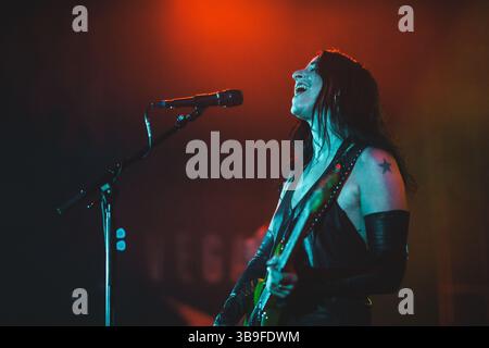Copenhagen, Denmark. 08th, May 2025. The Dutch rock band Dool performs ...
