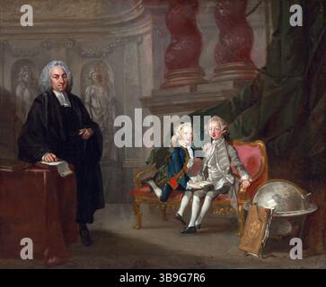 A portrait painting of Francis Ayscough, tutor to King George III. This ...