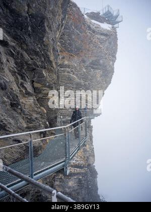 Summit circular trail with suspension bridge First Cliff Walk ...