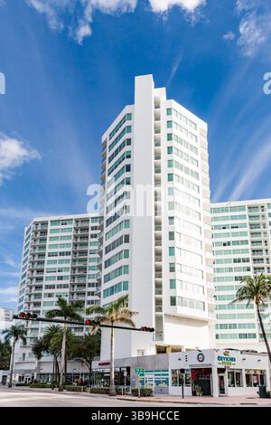 Burleigh House, high-rise building in Miami Beach, Florida, USA, North ...