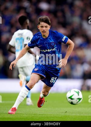 Chelsea's Reggie Walsh during the UEFA Conference League semi-final ...