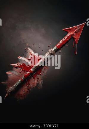 metal arrow with blood Stock Photo - Alamy