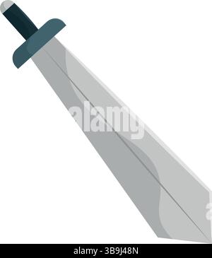 Short cartoon viking sword. Vector illustration Stock Vector Image ...