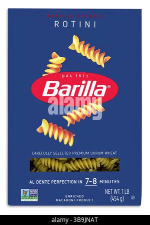 Barilla pasta: Rotini Stock Photo - Alamy
