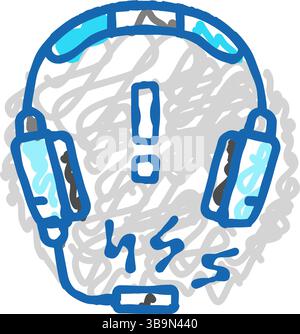 emergency services alert icon doodle illustration Stock Vector Image ...