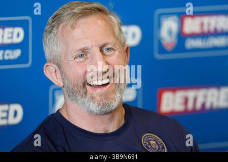 Wigan Warriors head coach Denis Betts during the Women's Challenge Cup ...