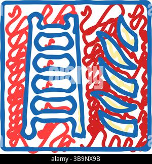 fire fighting hose standpipe outlet color icon vector illustration ...