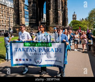 Saturday 10th May 2025:: The inaugural Edinburgh Tartan Parade in the ...