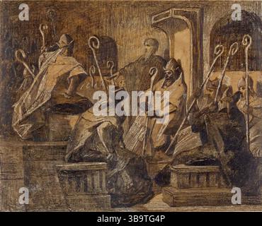 The Cadaver Synod of 897. Pope Stephen VI was Pope from 22 May 896 ...