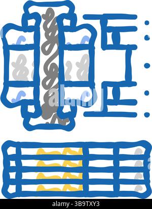 tolerance analysis mechanical engineer color icon vector illustration ...