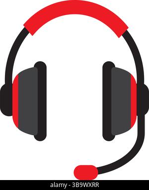 headband headphones on white background vector illustration design ...