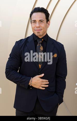 Apolo Anton Ohno attends the arrivals of the 2025 Gold Gala at The ...