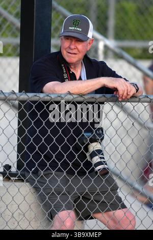 Larry Wilcox takes photographs during the CIF Southern Section Division ...