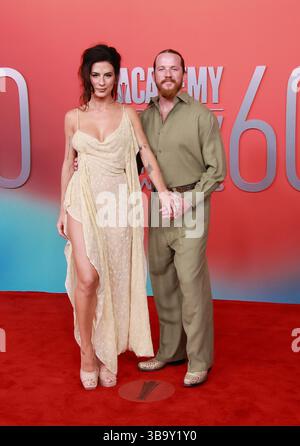 Kassi Ashton, Travis Myatt attend the 60th Academy of Country Music ...