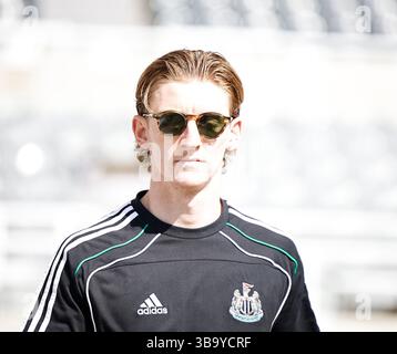 Anthony Gordon of Newcastle United arrives at stadium ahead of the ...