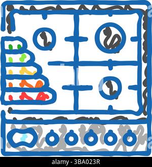 cooking energy efficient icon doodle illustration Stock Vector Image ...