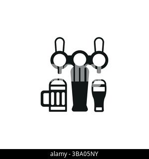 bar beer tap cartoon vector illustration Stock Vector Image & Art - Alamy