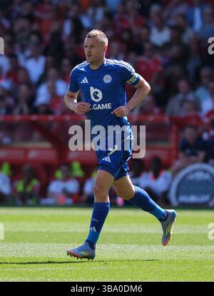 LEICESTER, UK. MAY 11TH Jamie Vardy of Leicester City pictured during ...