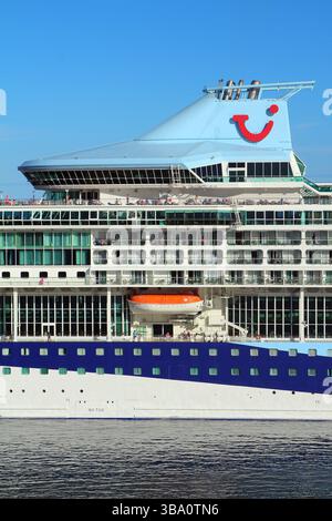 Midships section of TUI cruise ship Marella Discovery 2 Stock Photo - Alamy