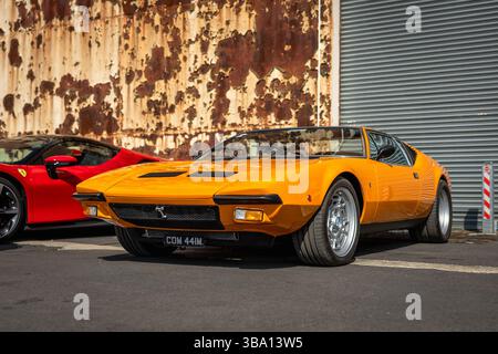 1974 De Tomaso Pantera, on display at the Bicester Scramble held on the ...