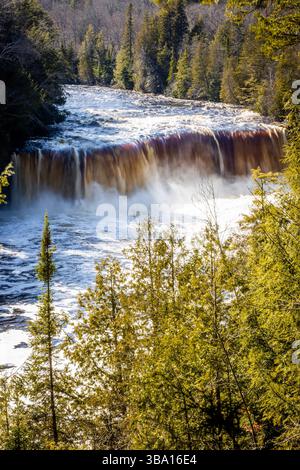 Photo of the Upper Falls at Tahquamenon Falls State Park in Michigan on ...
