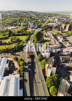 Gateshead UK: 10th May 2025: Gateshead Highway (A167) flyover dangerous ...