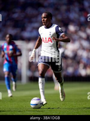 Mathys Tel (11 Tottenham Hotspur) goes forward during the Premier ...