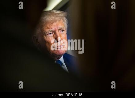 President Donald Trump plays golf in the Senior Club Championship at ...