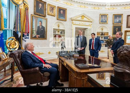 United States Secretary of State Marco Rubio arrives by car to tour ...