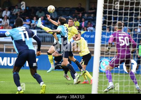 Wycombe, England. 11th May 2025. Matty Godden and Sonny Bradley during ...