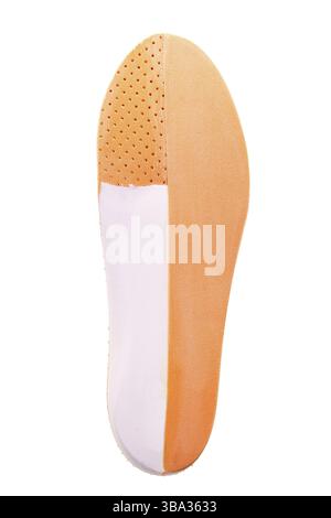 Orthotics on a white background. Insert in shoes to support the foot ...