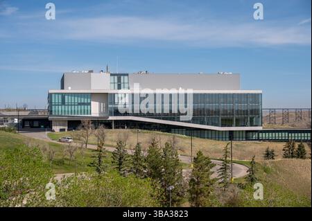 Lethbridge, Alberta - May 10, 2025: Exterior of the Science Commons ...