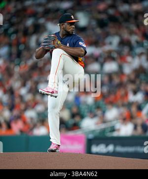 Houston Astros starting pitcher Ronel Blanco,celebrates with Mauricio ...
