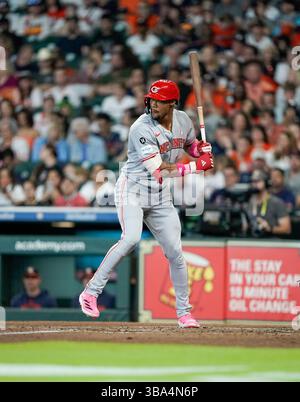 Cincinnati Reds' Will Benson (30) jogs to the dugout as the grounds ...