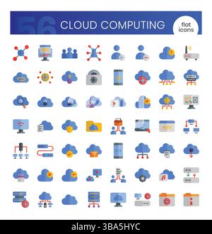 smartphone with cloud computing and folder vector illustration design ...