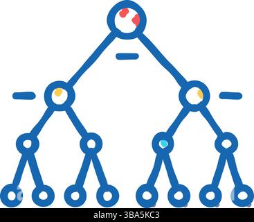 support machine svm algorithm icon doodle illustration Stock Vector ...