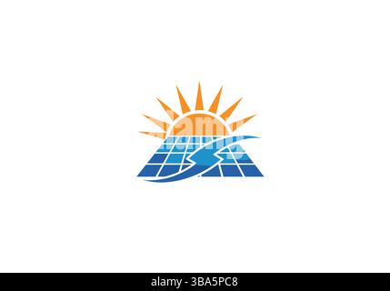 Sun icon digital green Stock Vector Image & Art - Alamy