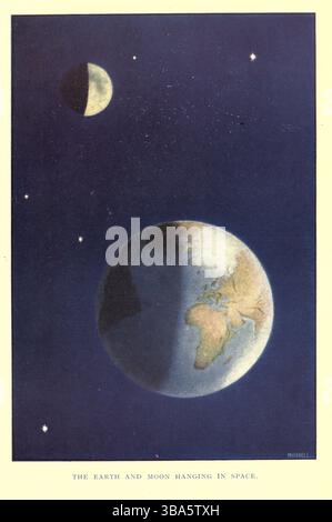 The Earth and Moon hanging in Space from The book of stars for young ...