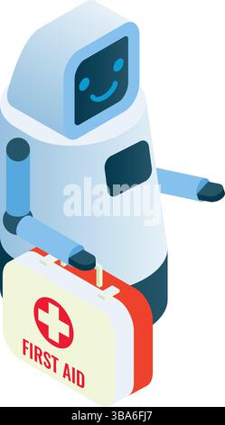 AI doctor robot icon Stock Vector Image & Art - Alamy