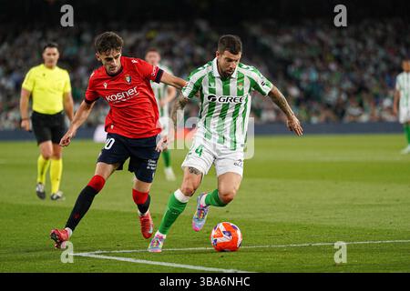 Aitor Ruibal of Real Betis during the La Liga EA Sports match between ...