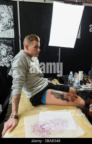 Tattoo on the body | Tatouage sur le corps Stock Photo - Alamy