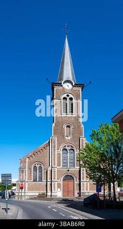 The Saint Genesius catholic church of Sint Genesius Rode, Flemish ...