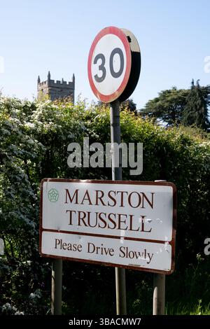 Marston Trussell village, Northamptonshire, England, UK Stock Photo - Alamy