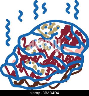 tomato rotten food icon doodle illustration Stock Vector Image & Art ...