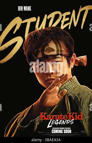 KARATE KID: LEGENDS, character poster, Ben Wang, 2025. © Columbia ...