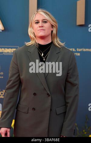 Rocio Saiz attends Talia Awards 2025 red carpet at Fernando Fernan ...
